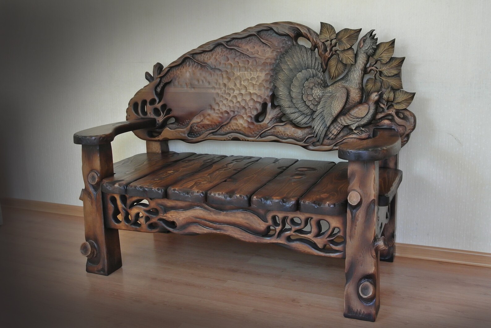 Hand Carved Wood Art - Etsy