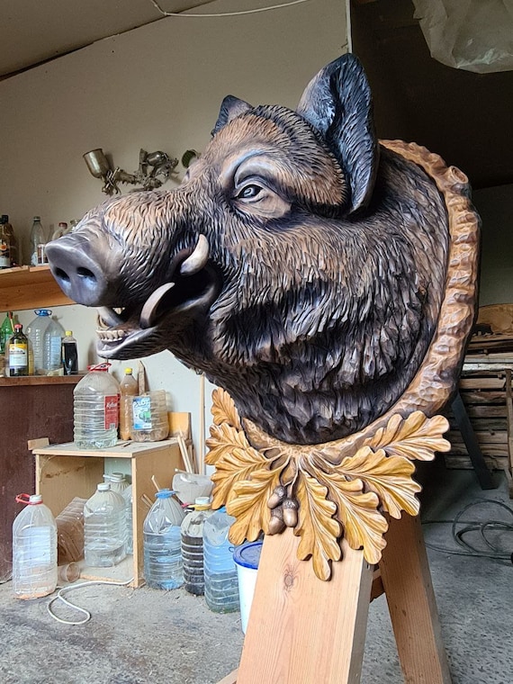 Hand Carved Wood Art | Etsy