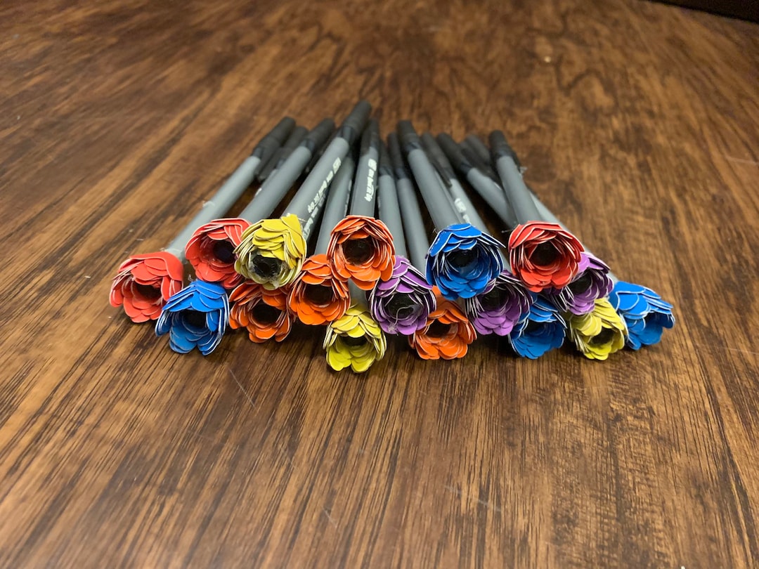 Flower Topper Pens - Etsy