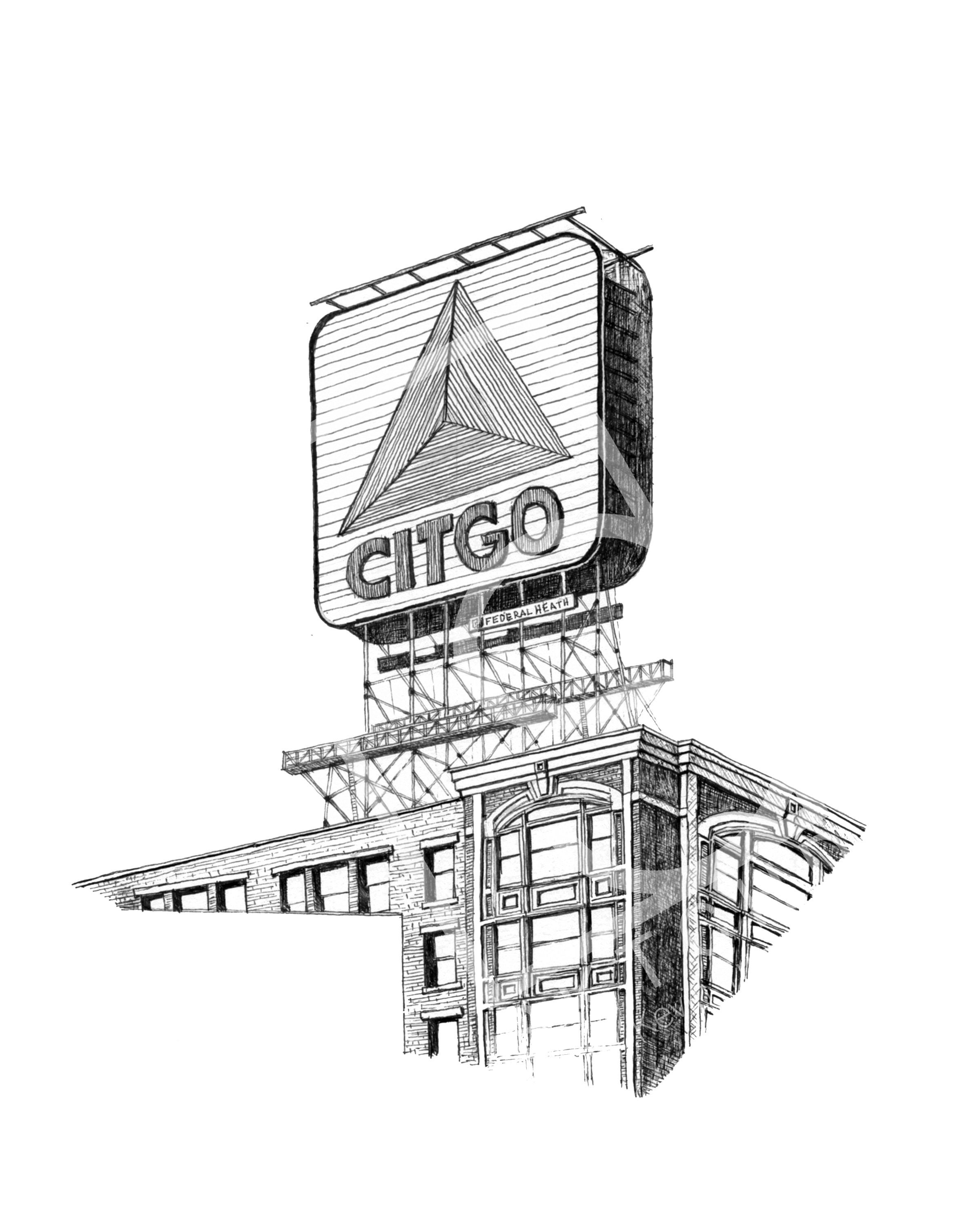 Citgo Sign, Boston - Etsy