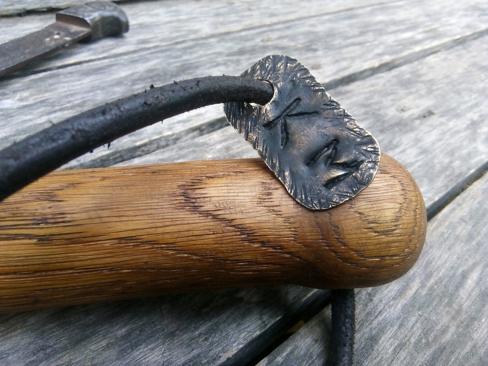 Custom war ww1 trench club mace with personalization | Etsy