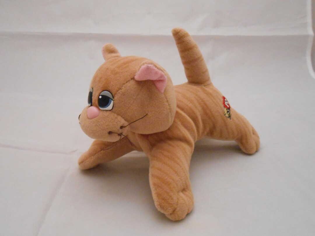 Vintage Pound Purries Orange Striped Tabby Cat, Stuffed Animals, Plush ...
