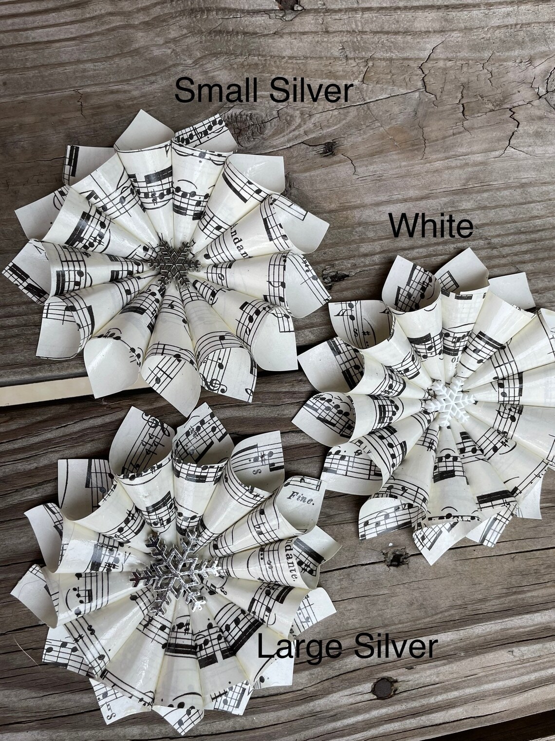 Sheet Music Christmas Ornament | Etsy