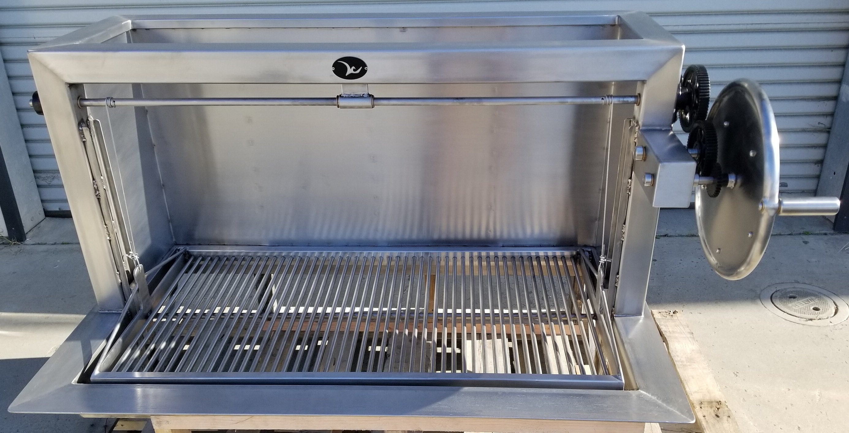 Santa Maria Grill With Deco Wheel - Etsy
