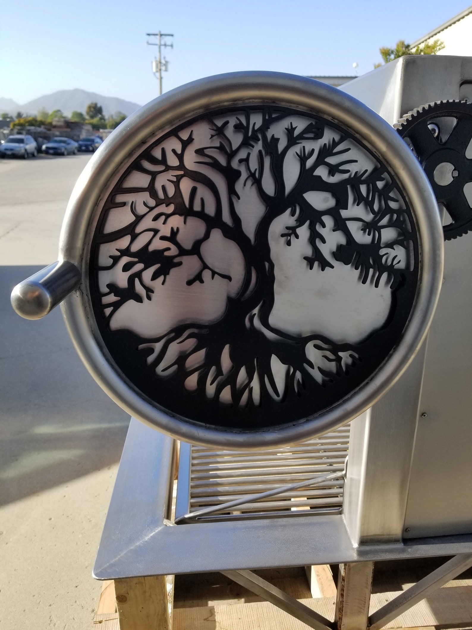 Santa Maria Grill With Deco Wheel - Etsy