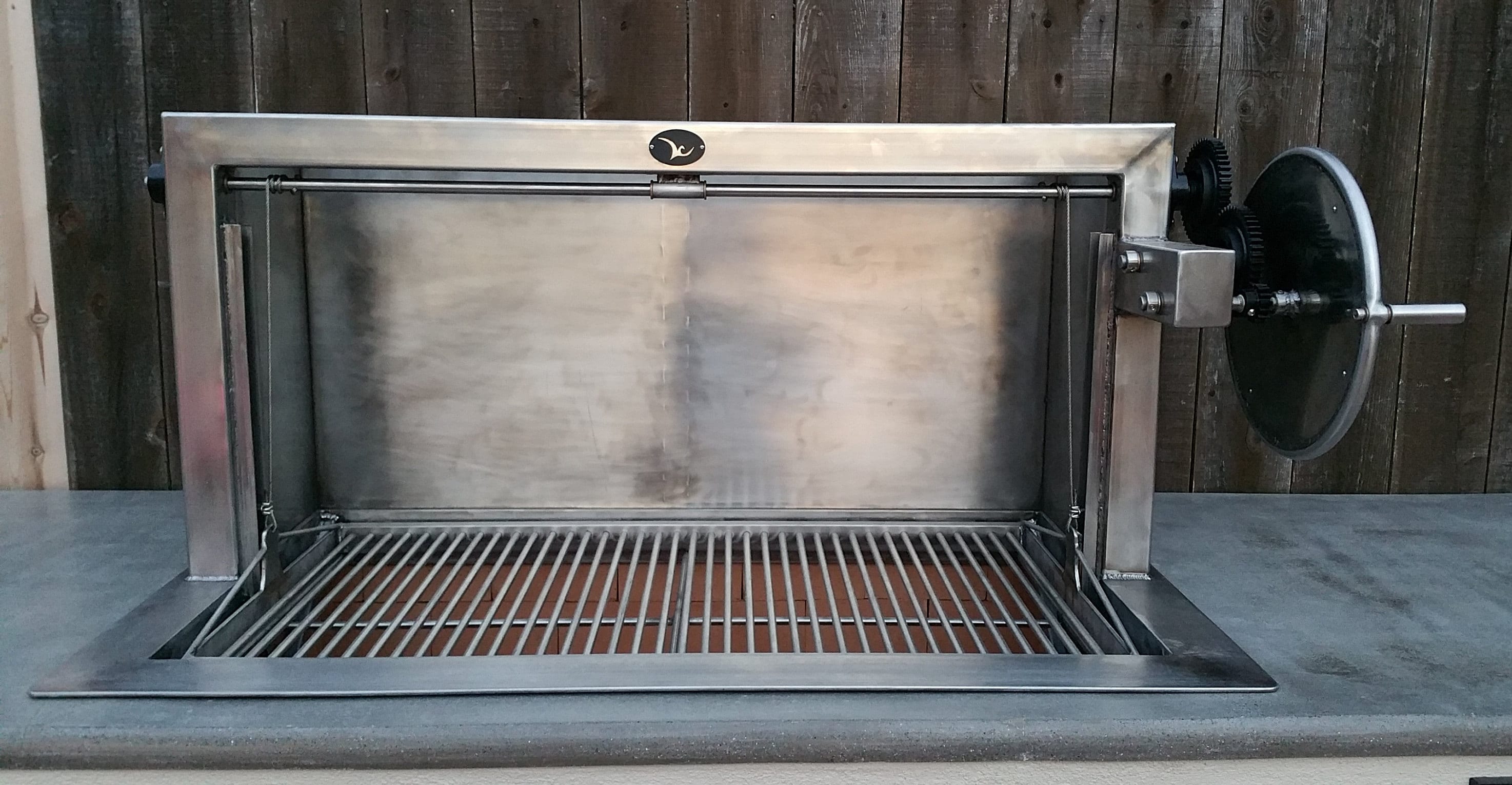 Santa Maria Grill With Deco Wheel - Etsy