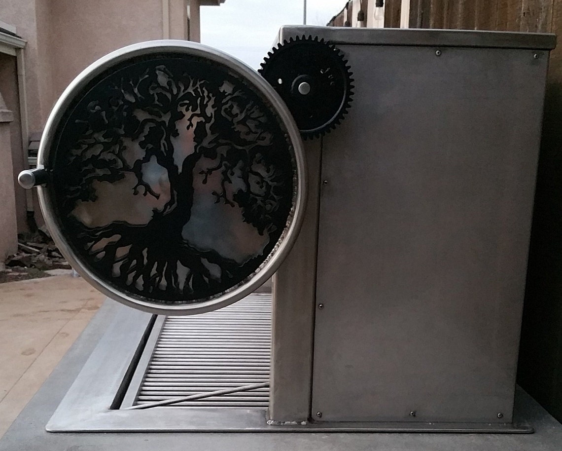 Santa Maria Grill With Deco Wheel - Etsy