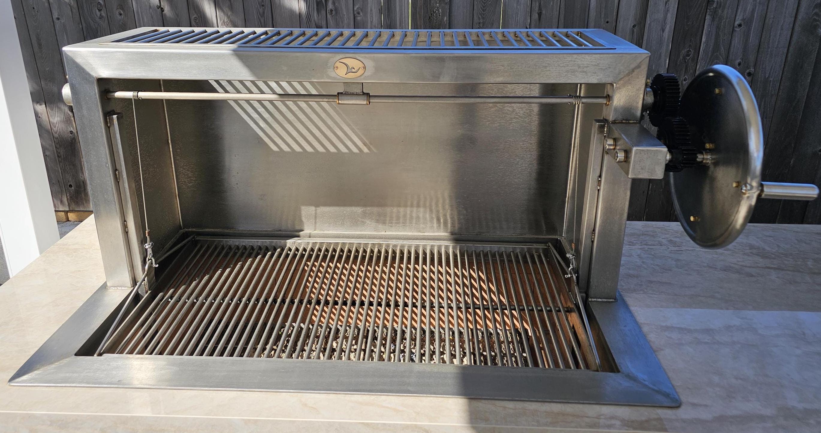 Santa Maria Grill With Deco Wheel - Etsy