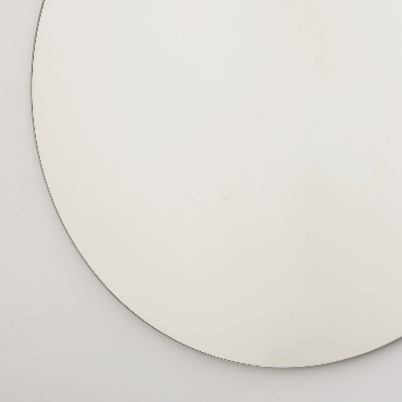 Contemporary Round Frameless Mirror, Minimalist Mirror - Etsy