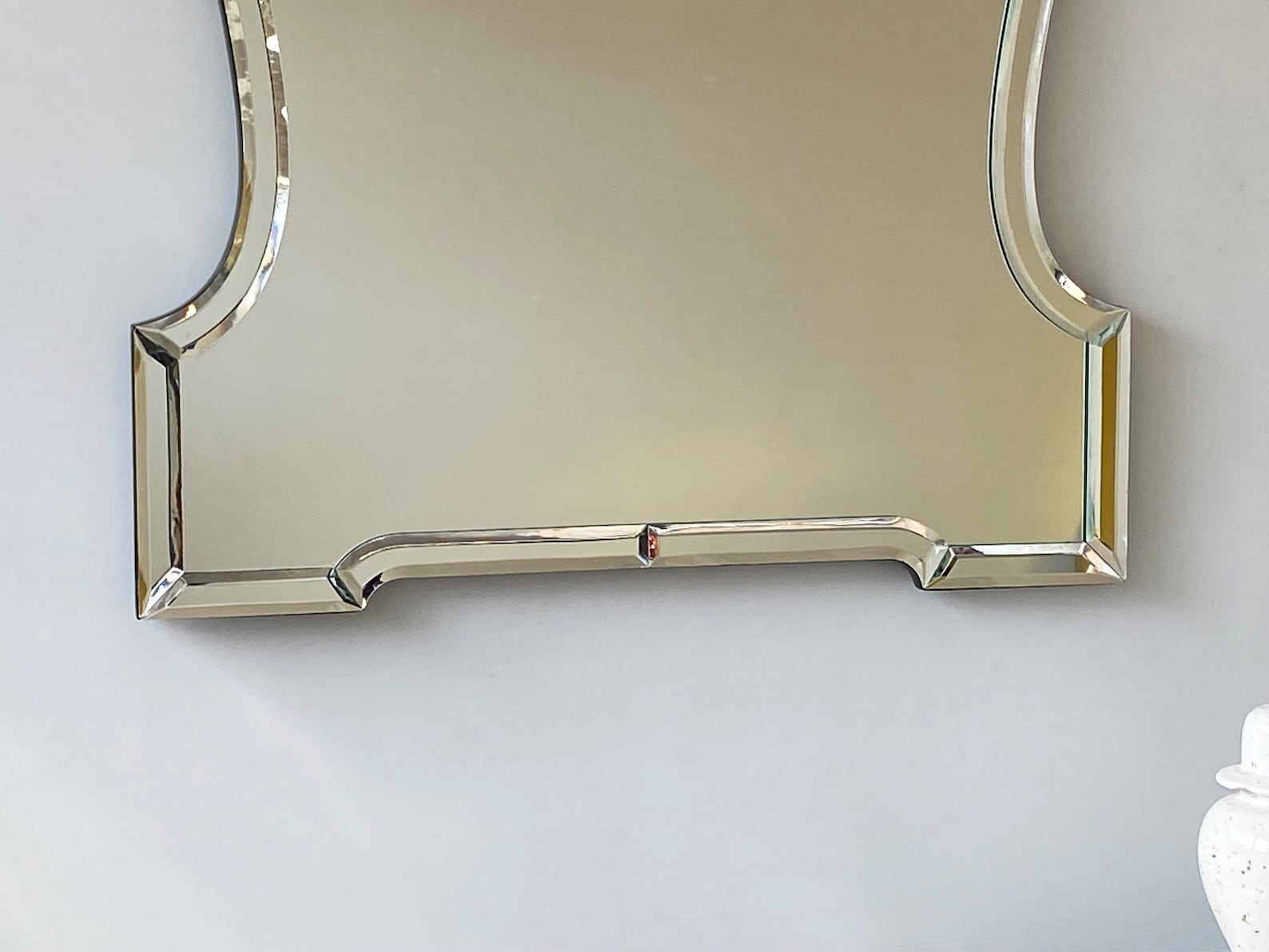 Beveled Wall Mirror, Hand Crafted, Frameless Mirror, Arched Mirror ...