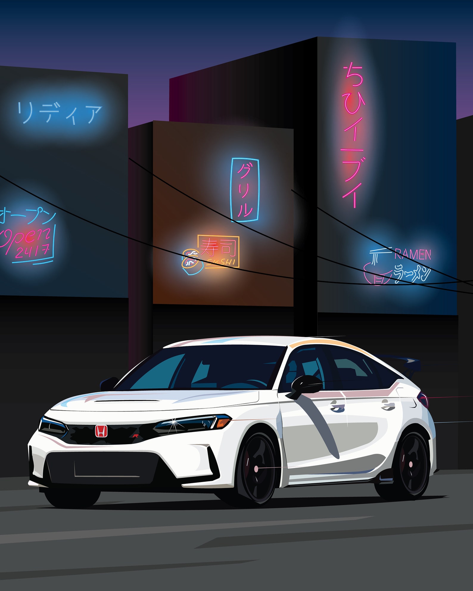 2023 Civic Type R Poster - Etsy