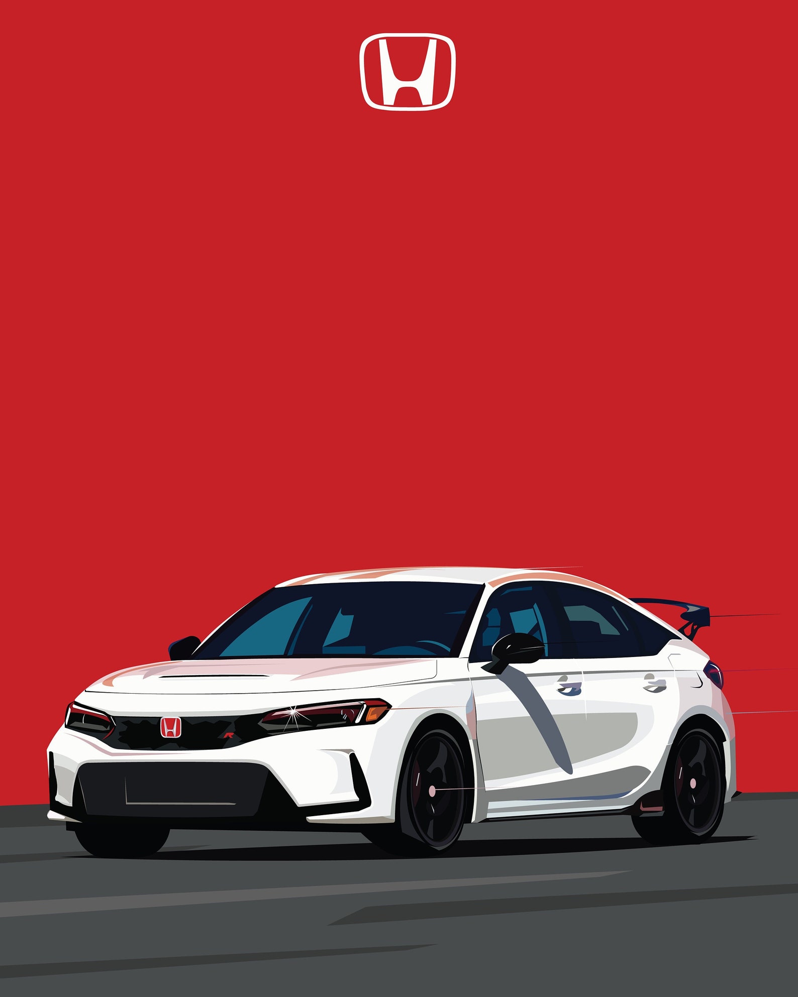 2023 Civic Type R Poster - Etsy