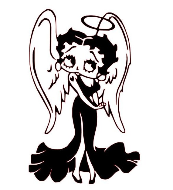 Sweet Sexy Angel Betty Boop Sexy Betty Boop Flirty Betty Etsy