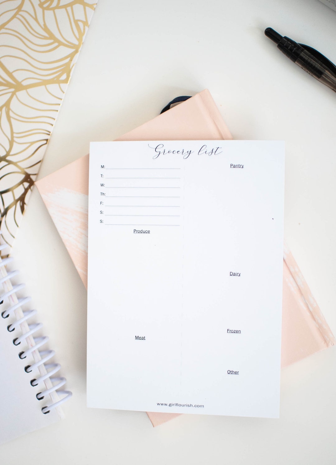 Grocery List Notepad - Etsy