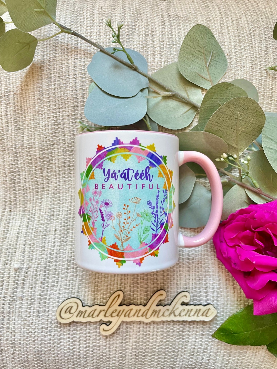 11 Oz | Yá’át’ééh Beautiful | Hello Beautiful Mug - Etsy
