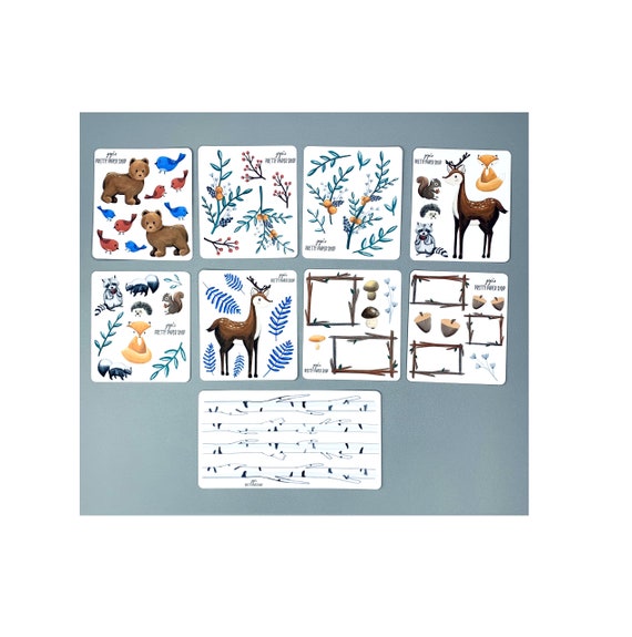 Into the Woods Collection Planner Stickers - Etsy