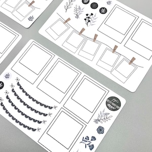 Bujo Frames - 5x7" Sheets - Planner - Bullet Journal - Memory Keeping ...