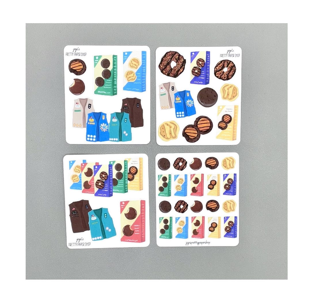 Cookie Season- Mini Set of 4 Sheets - Planner Stickers - Etsy