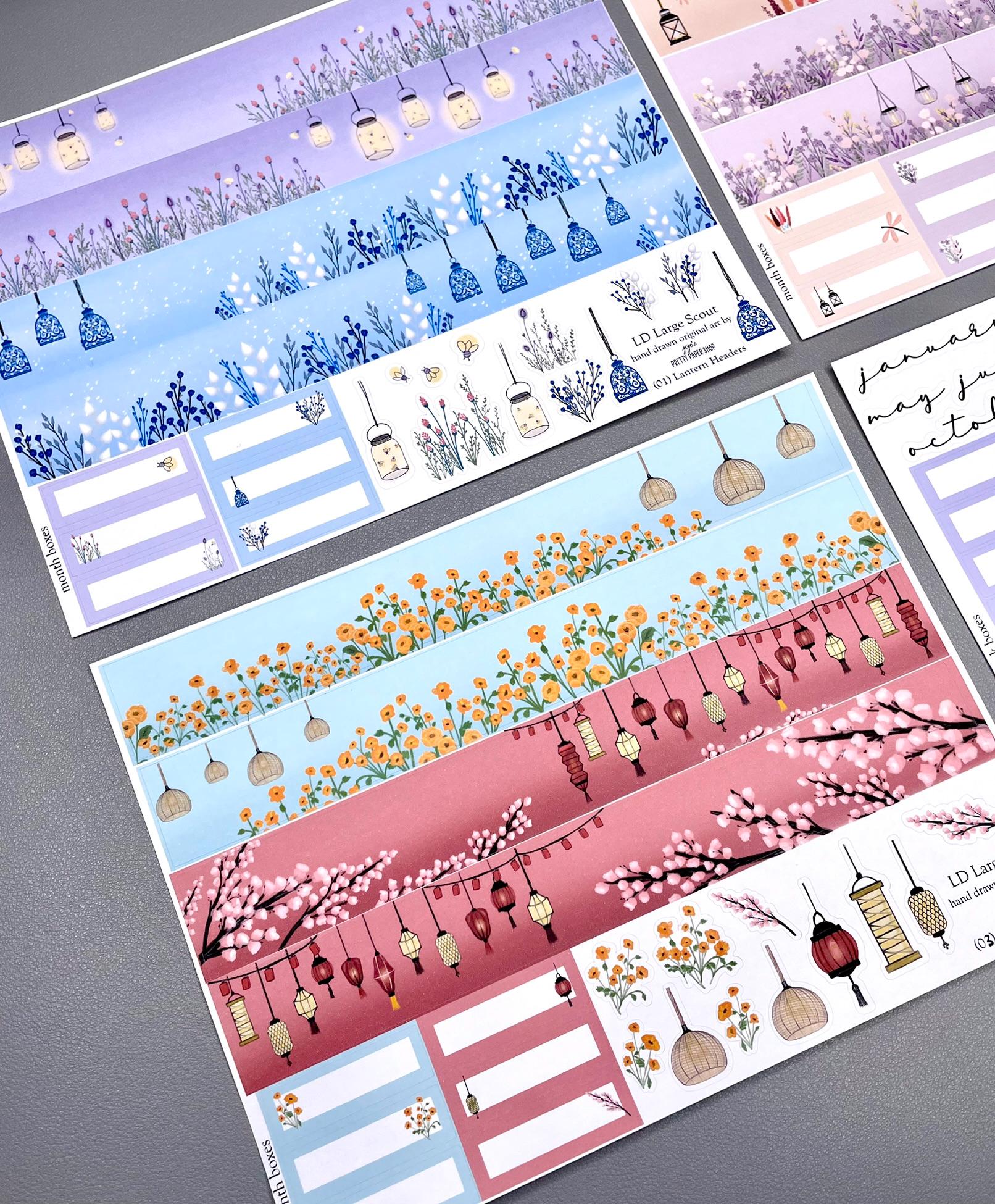 LD Lantern Kit - Laurel Denise Scout Planner Stickers - Large / Small ...