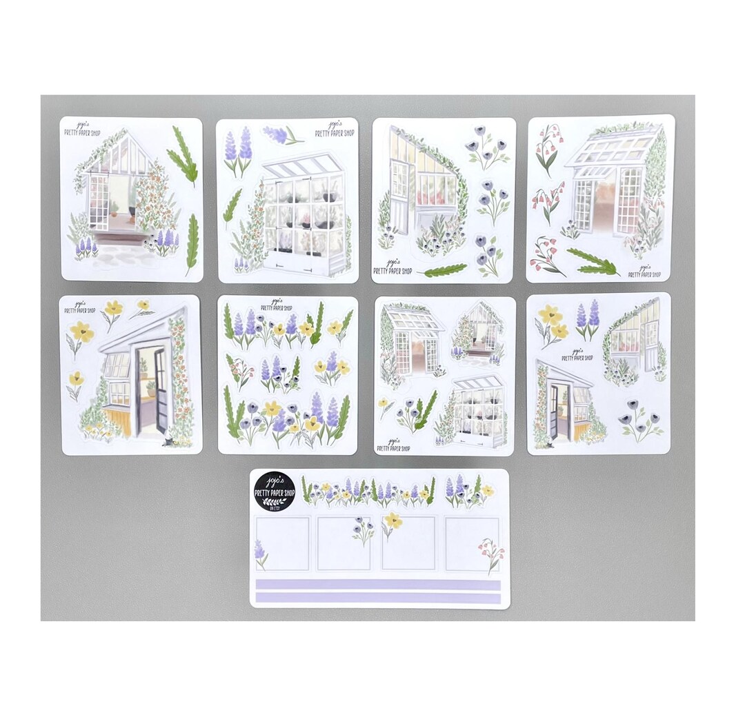 Greenhouse Collection - Planner Stickers - Etsy