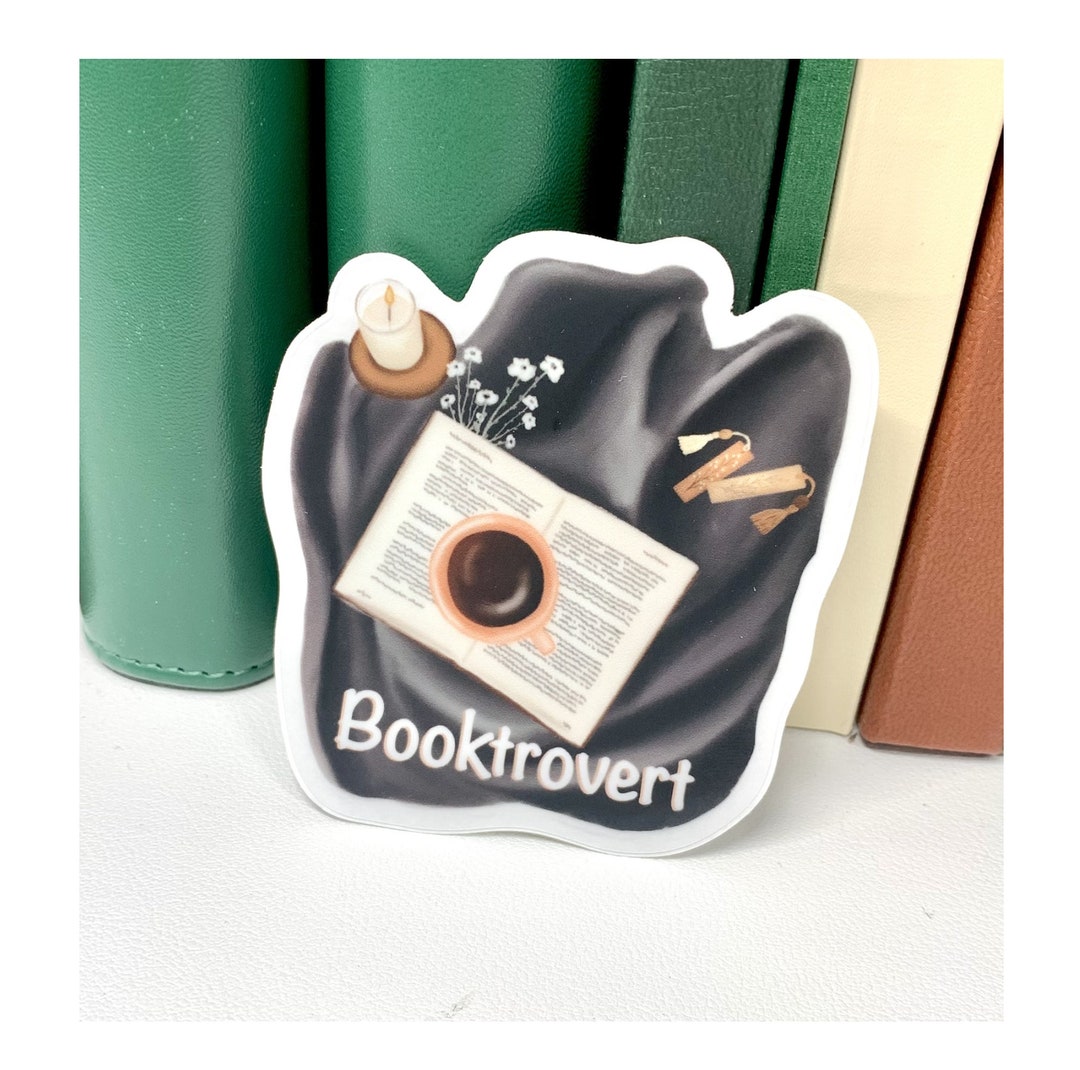 Clear Vinyl Stickers - Booktrovert - 3 Inch - Etsy