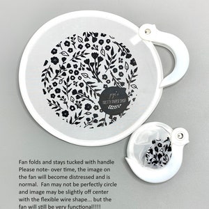Foldable Fan Purse Fan Decorative and Functional - Etsy