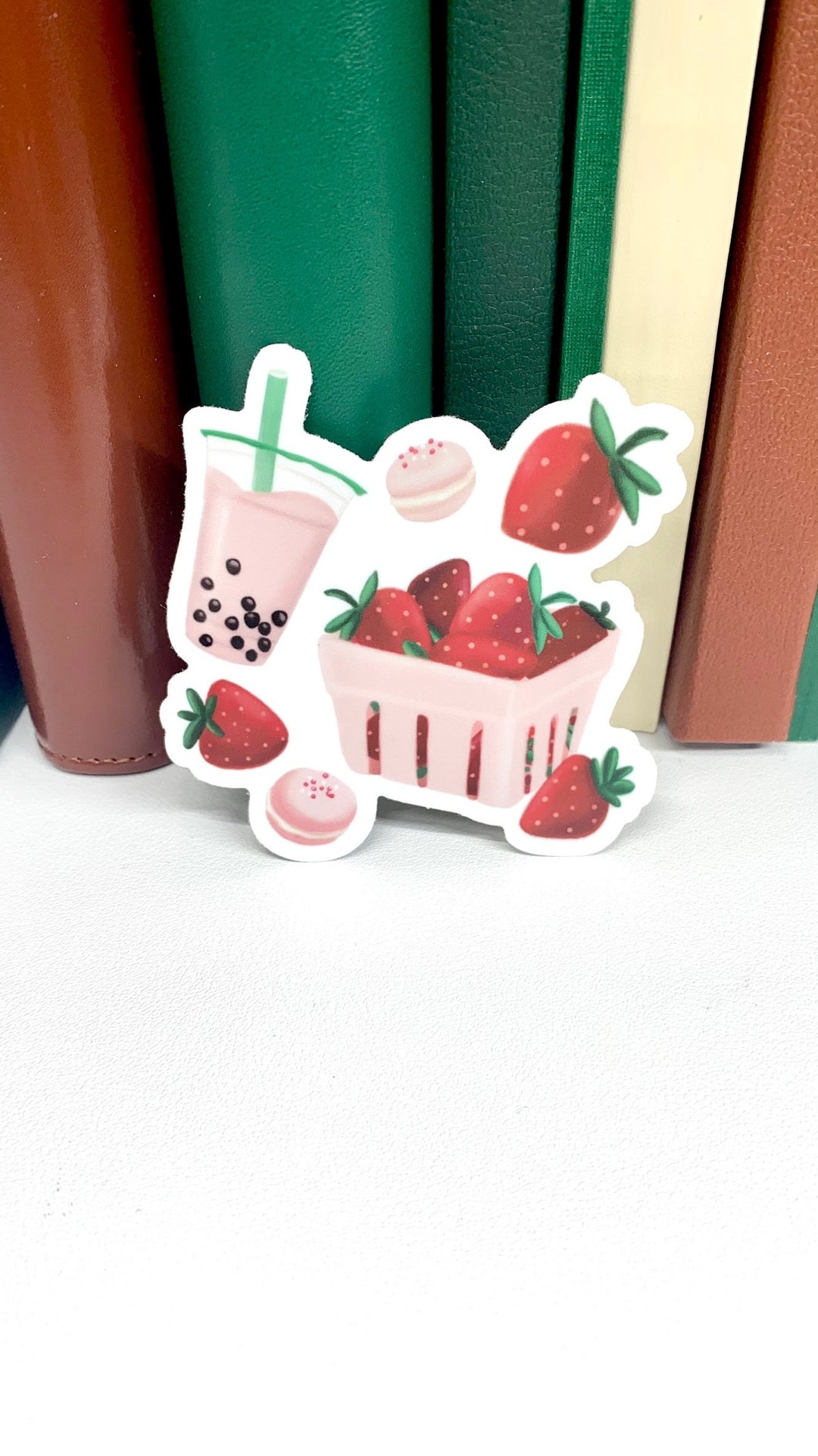 Vinyl Stickers - Strawberries - 3 Inch - Etsy