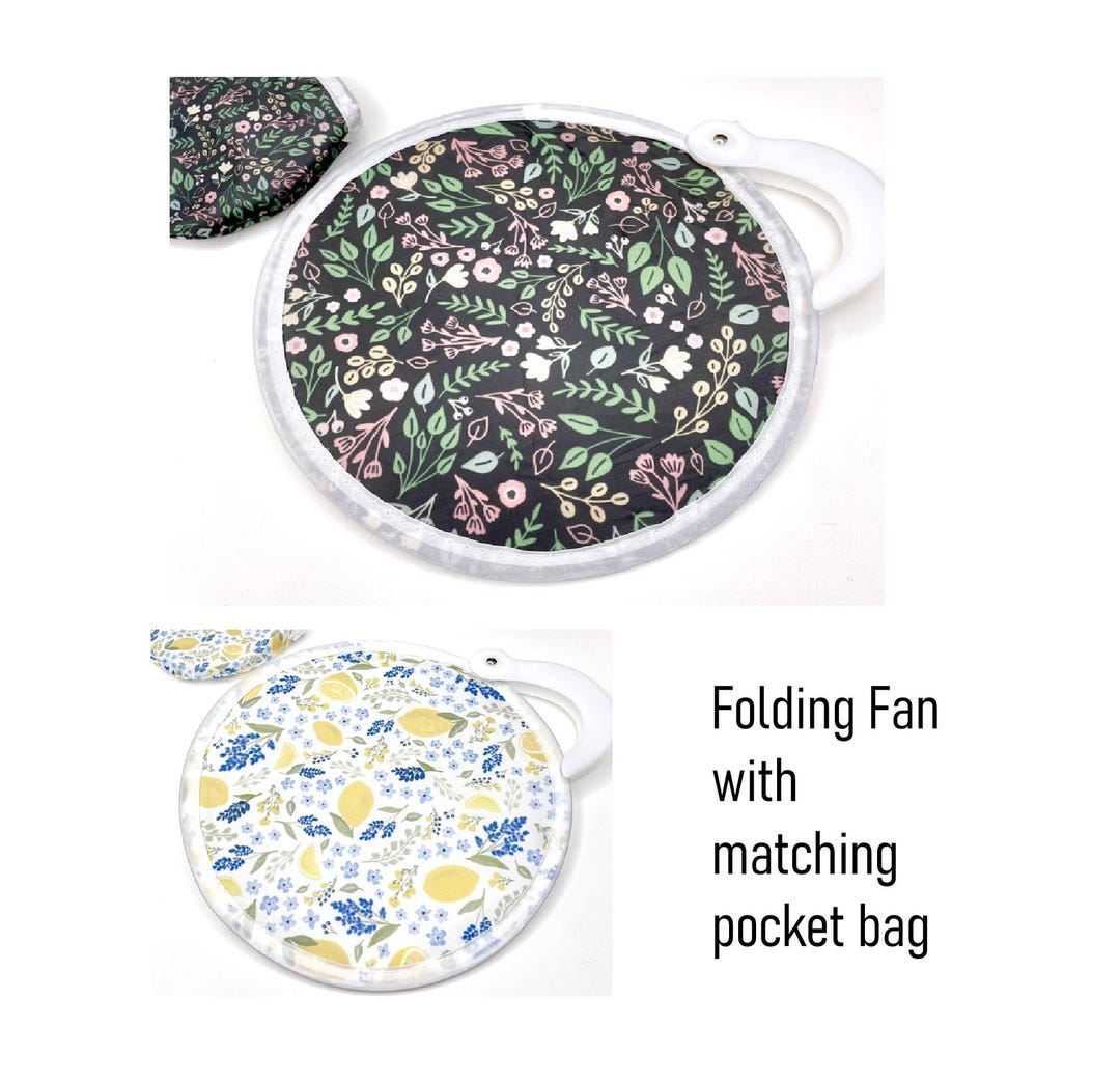 Foldable Fan - Purse Fan - Decorative and Functional - Etsy