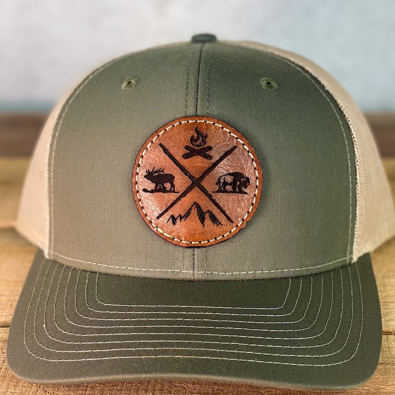 Adventure More - Richardson 112 Leather Patch Hat - Etsy