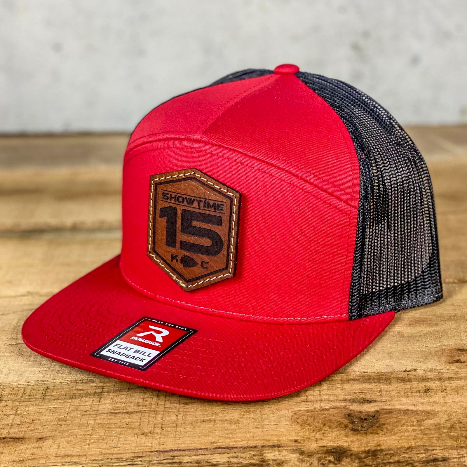 Showtime 15 Richardson 168 7 Panel Cuero Patch Hat | Etsy