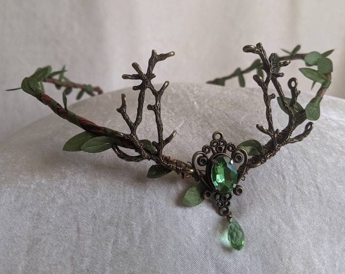 Reign of the Enchanted Forest Tiara Bronze Charms - Etsy