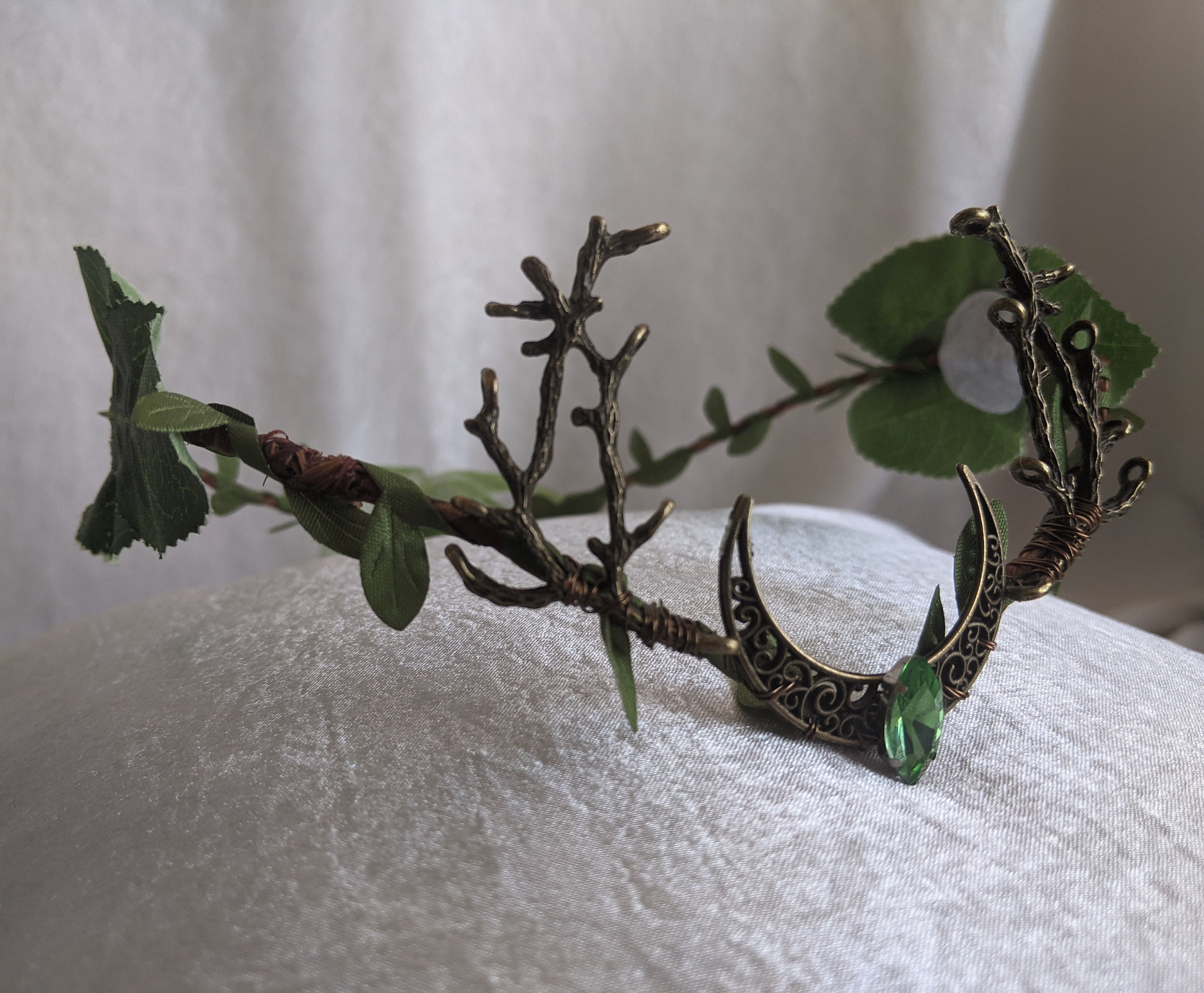 Midnight Forest Nymph Woodland Tiara - Etsy UK