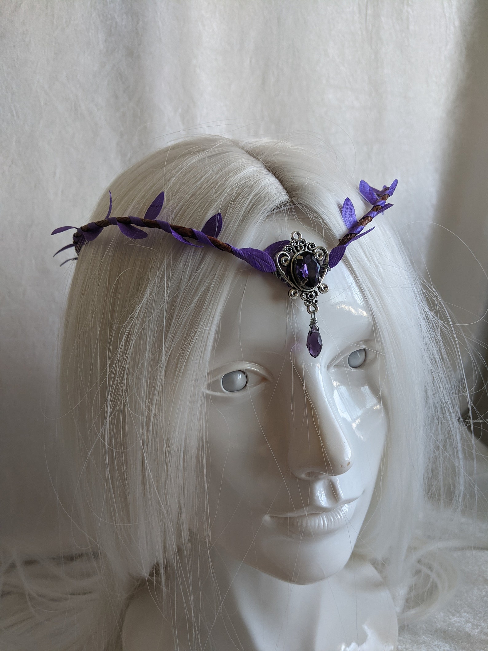 Simple Elven Woodland Tiara With Crystal Rhinestone - Etsy