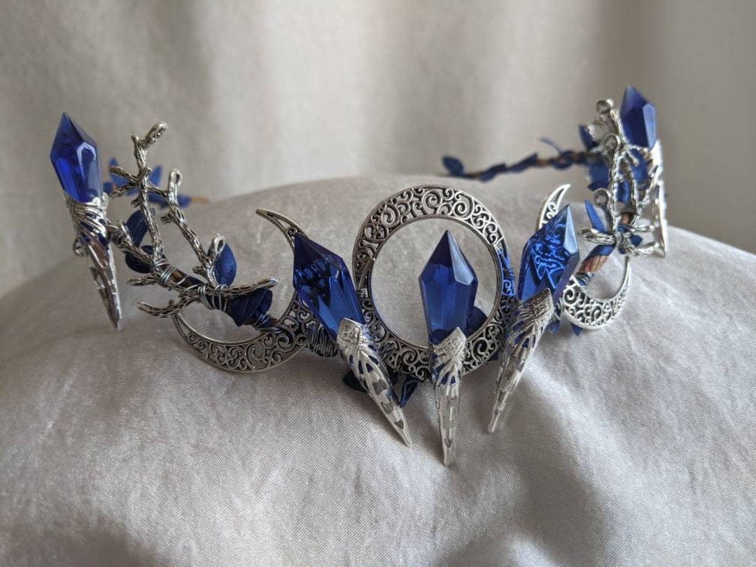 Queen of the Crystal Forest Tiara - Etsy