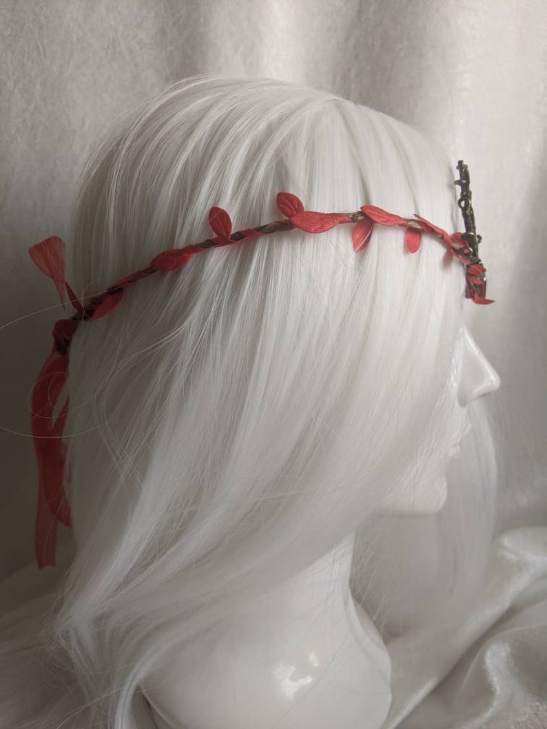 Red Moon Woodland Tiara With Branches - Etsy