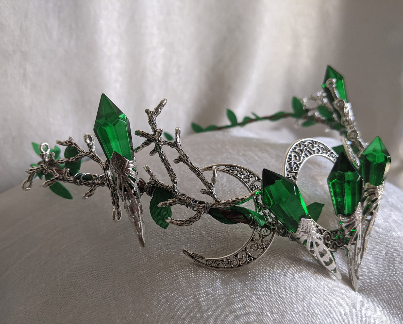 Queen of the Crystal Forest Tiara - Etsy