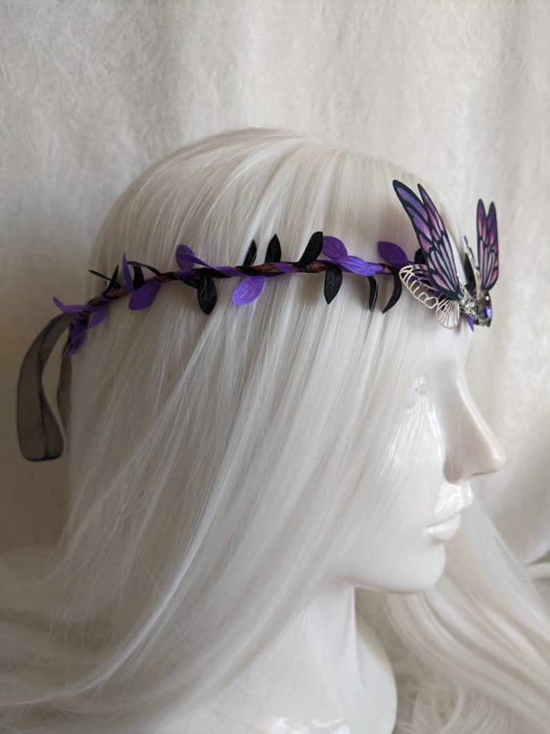 Dark Moon Faerie Wings Tiara - Etsy