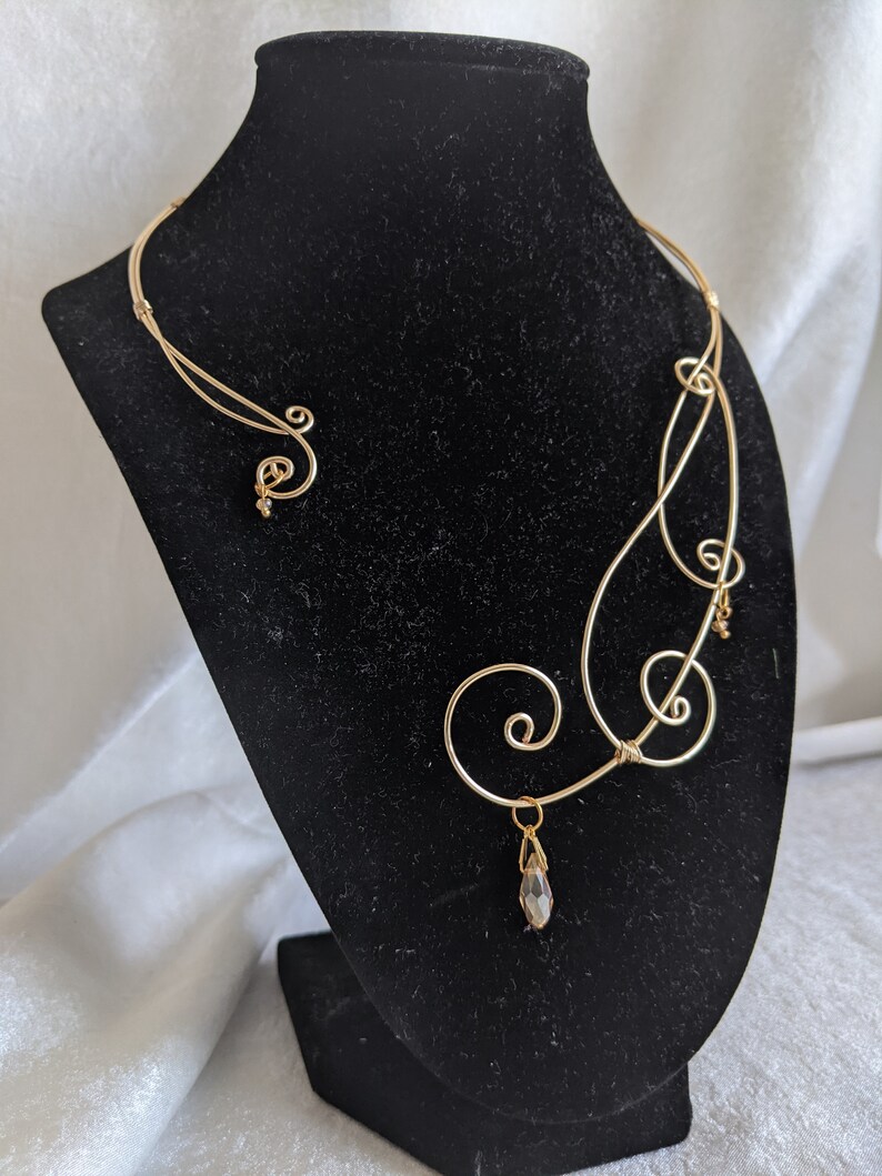 Elegant Torque Necklace - Etsy