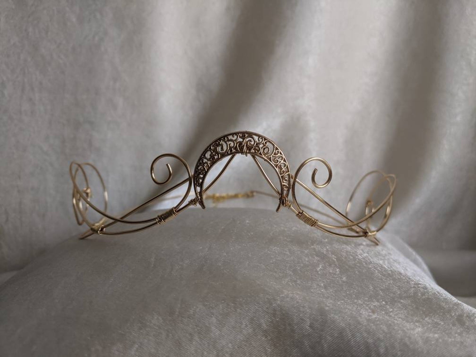 Reversible Moon Elven Tiara - Etsy