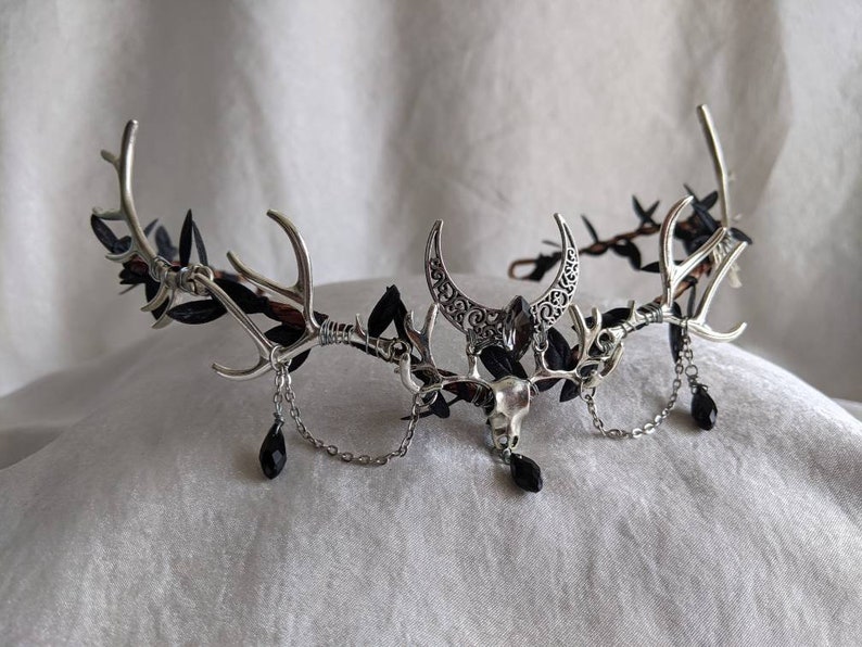 Crown of Cernunnos the Horned One - Etsy