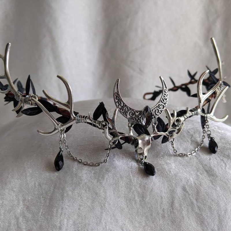 Pagan Horned Headpiece - Etsy