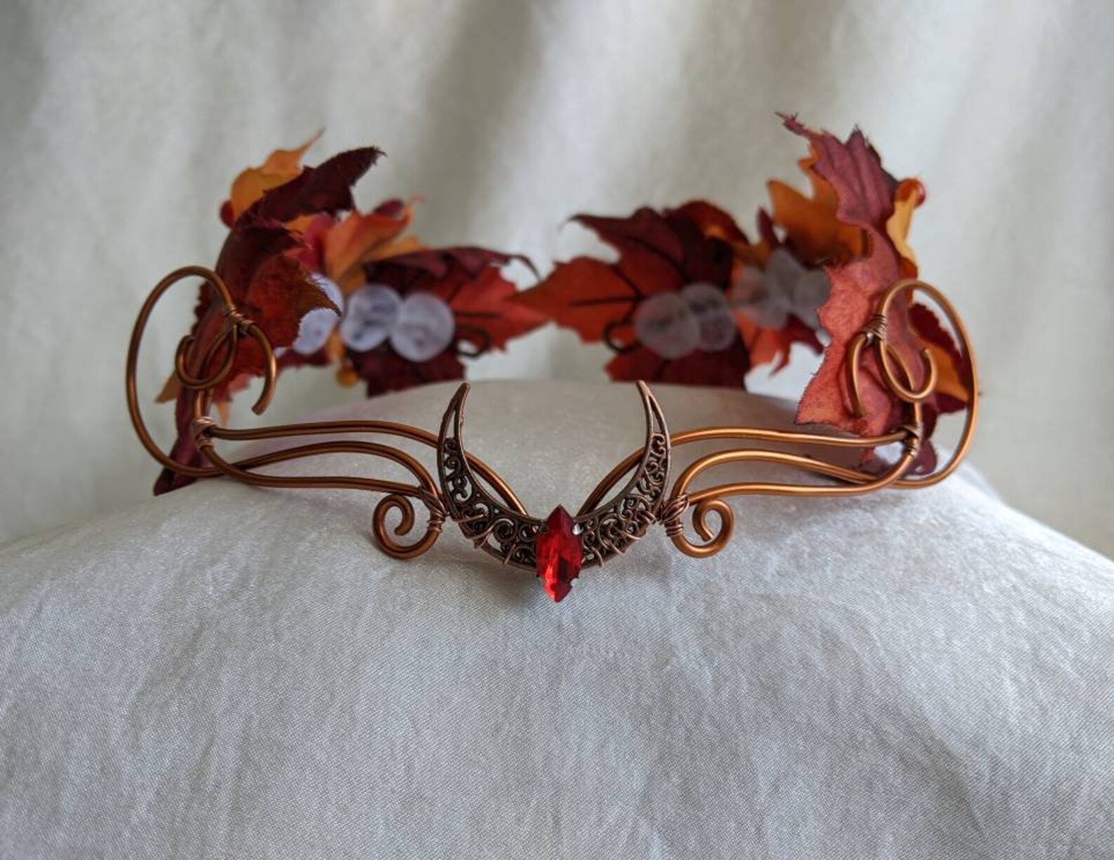 Autumn Blood Moon Tiara - Etsy