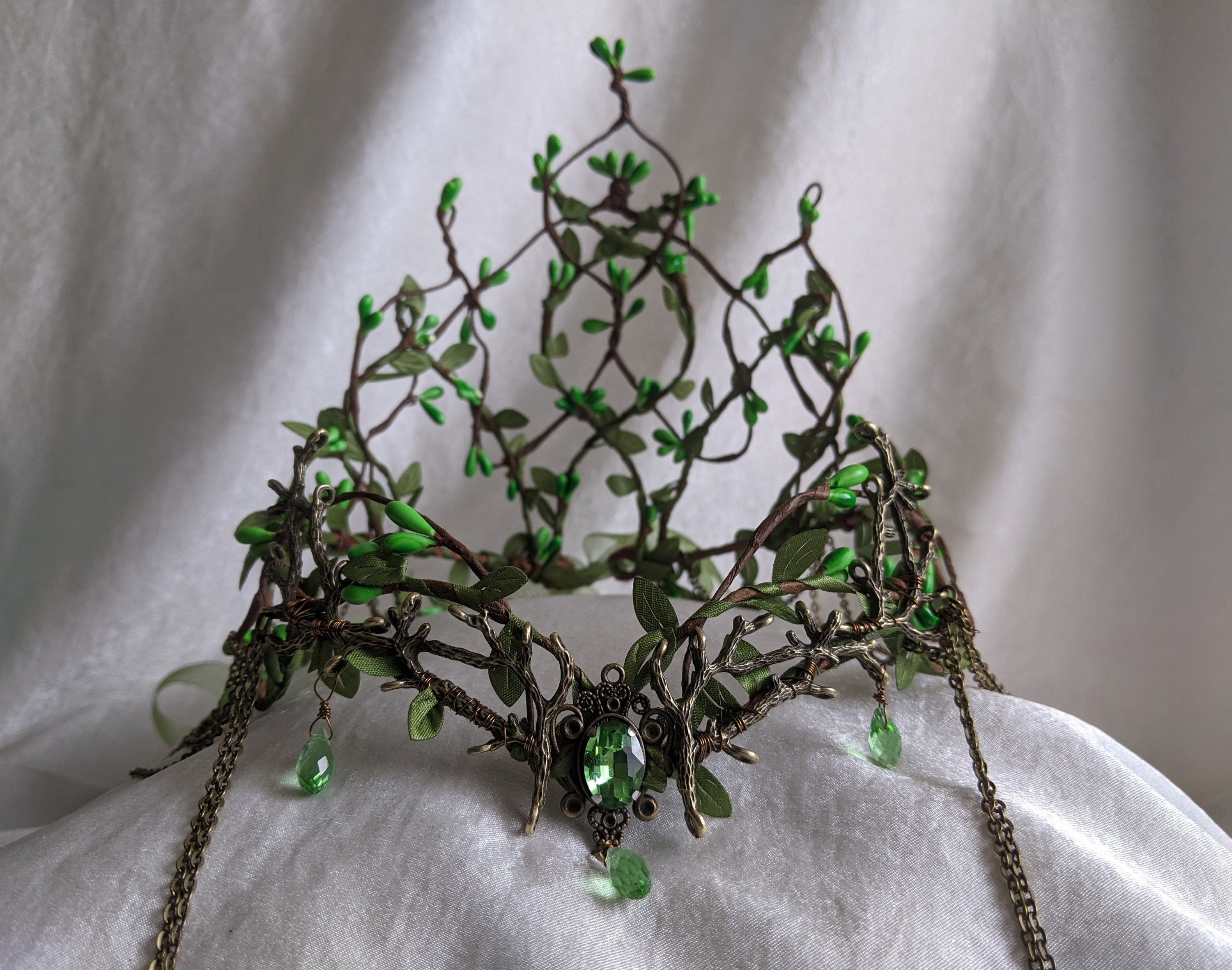 Reign of the Enchanted Forest Tiara Bronze Charms - Etsy Canada