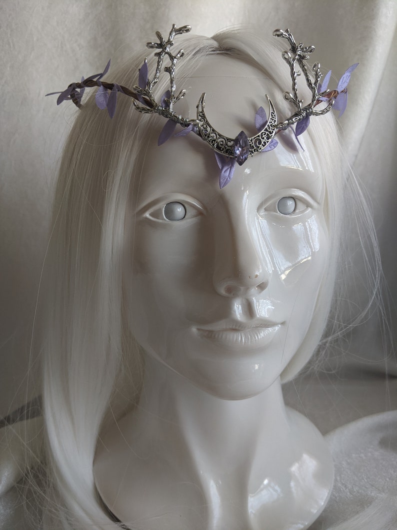 Lavender Moon Woodland Tiara With Branches - Etsy