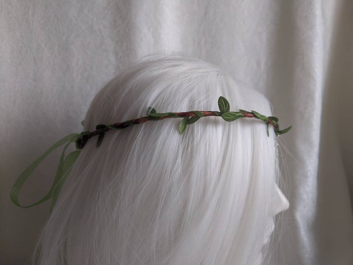 Simple Charm Woodland Tiara with Drop Gem | Etsy