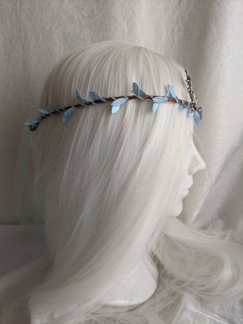 Light Blue Woodland Tiara With Branches - Etsy