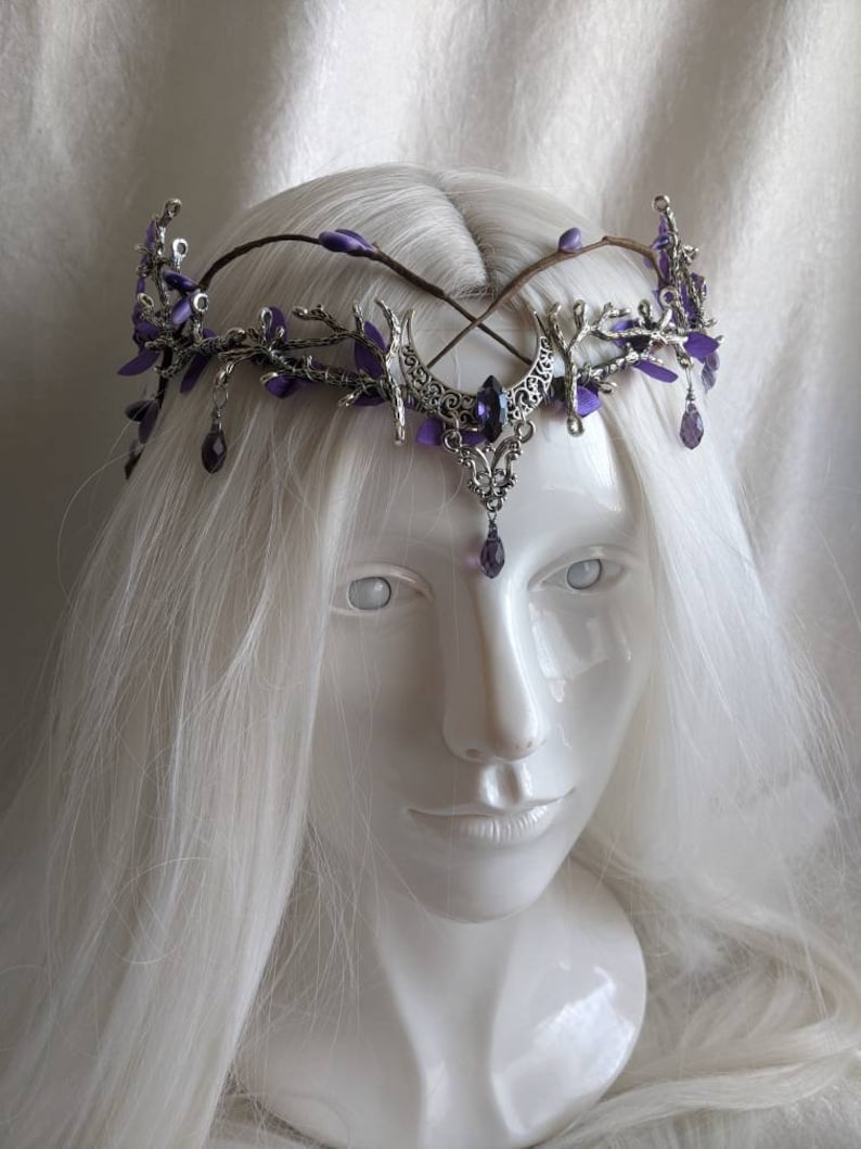 Enchanted Moonlit Forest Tiara | Etsy