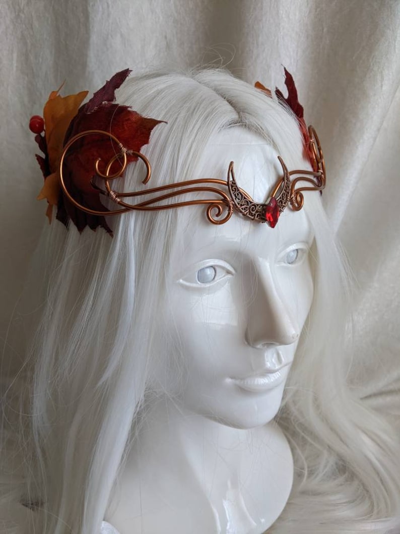 Autumn Blood Moon Tiara - Etsy