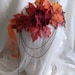 Autumnal Burgundy and Orange Tiara - Etsy