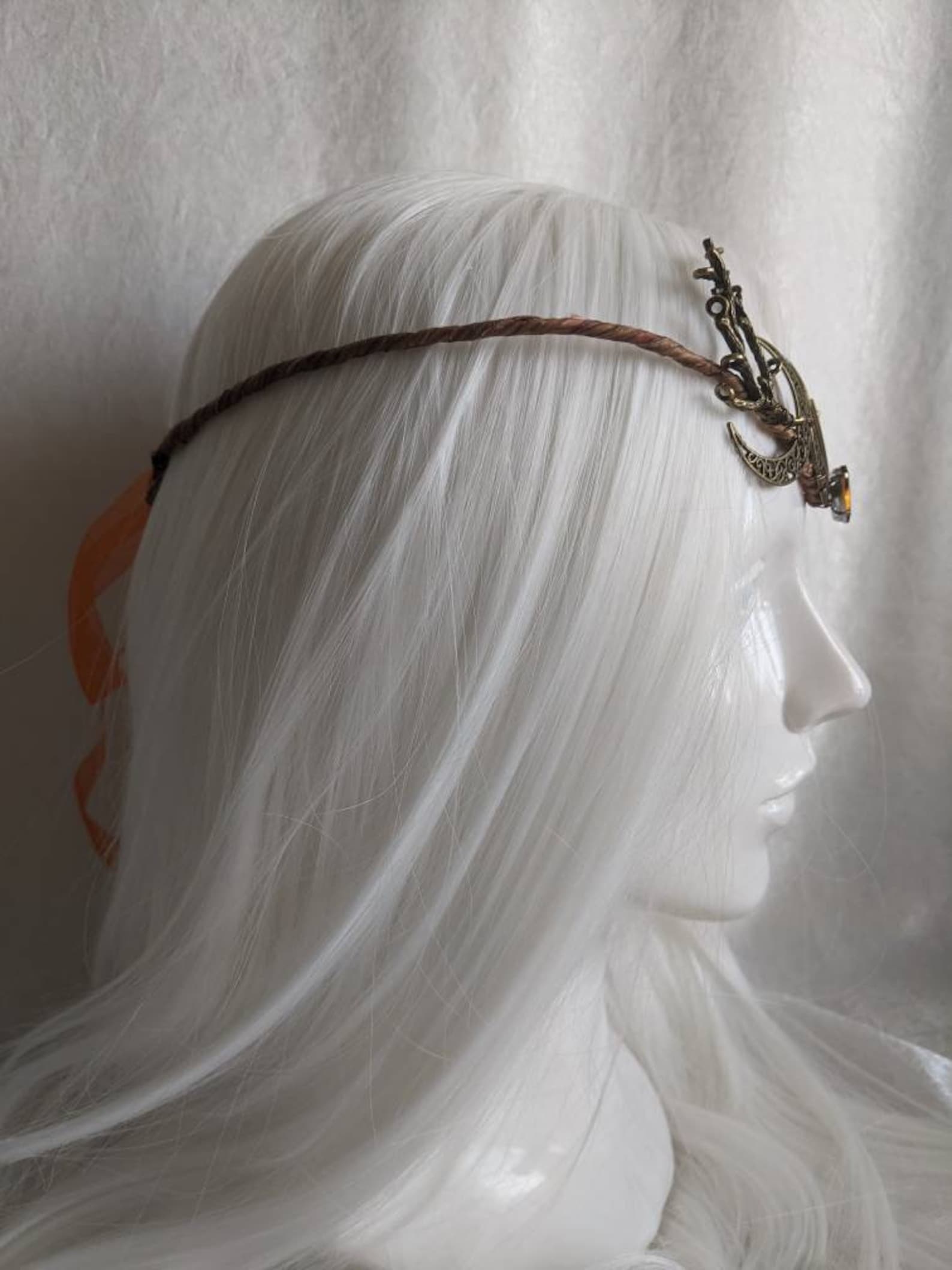 Triple Crescent and Branches Woodland Tiara | Etsy